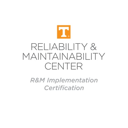 Reliability & Maintainability Center | University of Tennessee